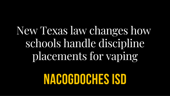 New Texas law changes how public schools handle discipline placements ...